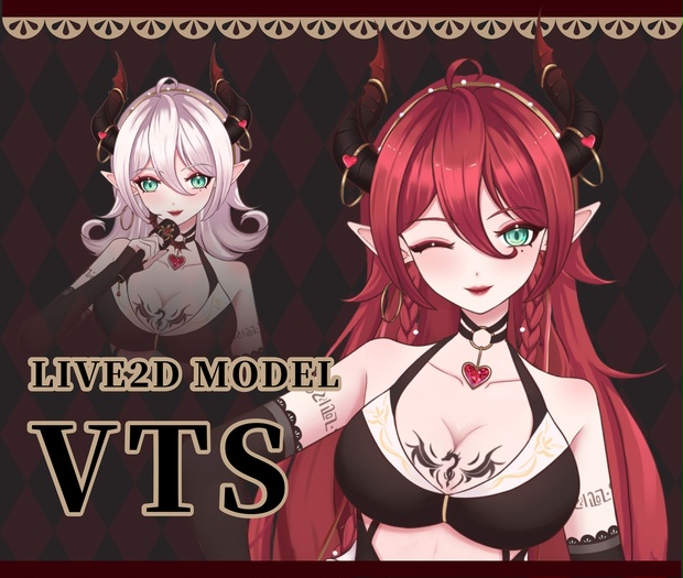 【booth販売終了 仅展示】sold out 龙族大姐姐（VTS） - live2d模型铺-从小就能吃 - BOOTH