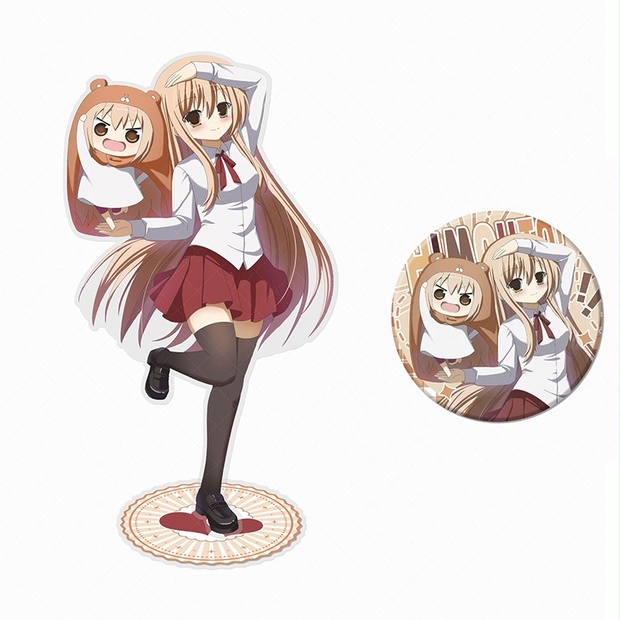 干物妹!うまるちゃん 土間うまる アクリルスタンド 缶バッジ - 大米不吃 - BOOTH