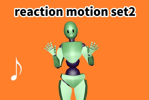【3D Animation】reaction motion set2 - anji-studio - BOOTH