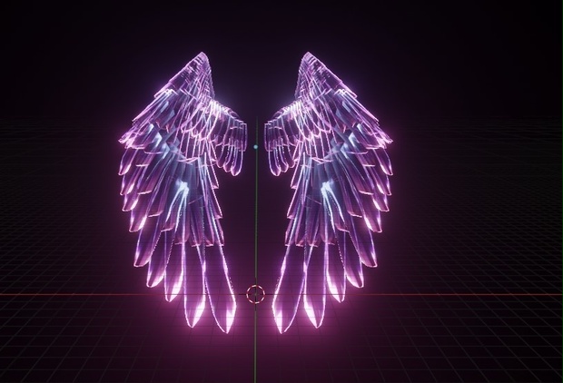 Prismashock Neon Crystal Wings - PhoenixStryker - BOOTH