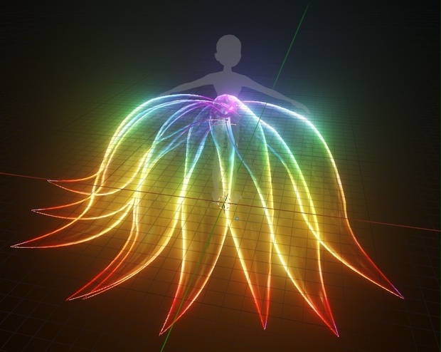 Rainbow Dash Kyuubi Tails - PhoenixStryker - BOOTH