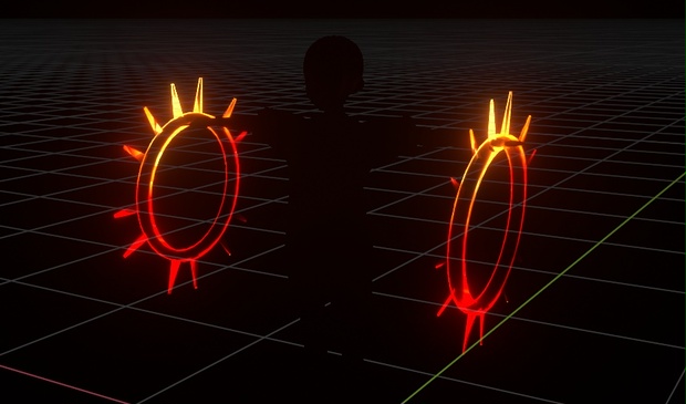Chaos Control: Neon Fire Chakrams - PhoenixStryker - BOOTH