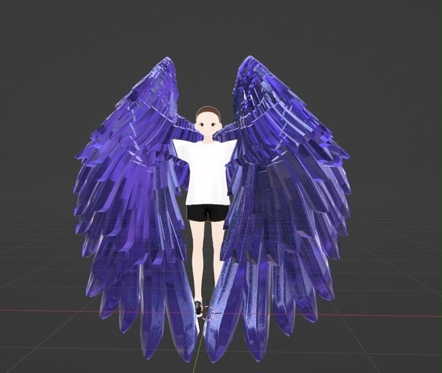 Blurple Wings - PhoenixStryker - BOOTH