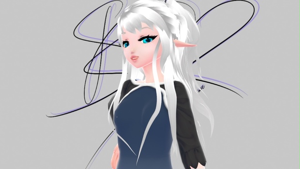 Elena- Vtuber Model - Artwork by Saint Rowe - BOOTH