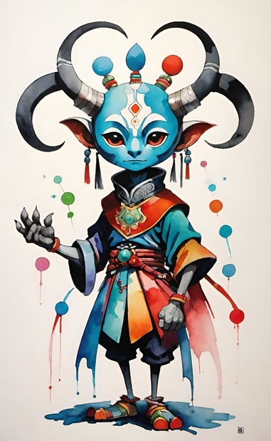 Horned Spirit Monk - kilik - BOOTH