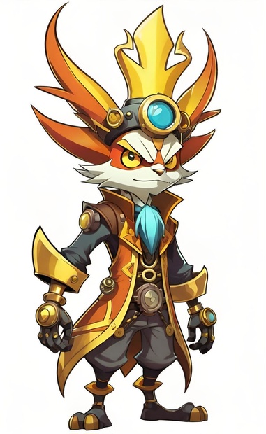 Steampunk Fox Mage - kilik - BOOTH
