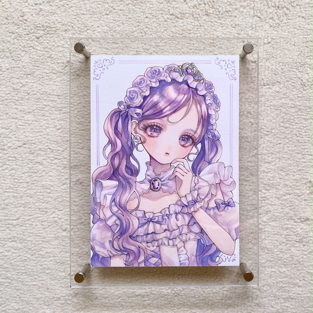 原画「💜Violette Noble」※着払い - chu chu - BOOTH
