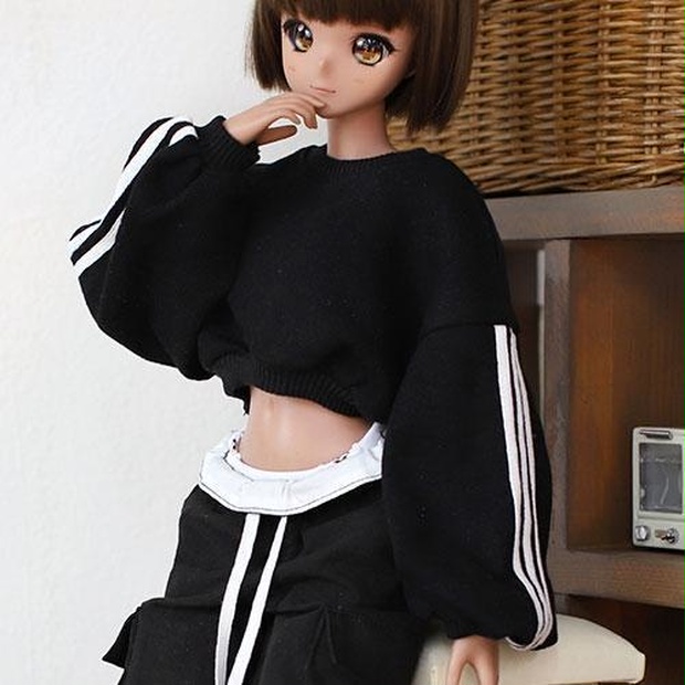 SD13 Girl Smart Doll Crop Balloon Three-Line MTM - Black - ttya - BOOTH
