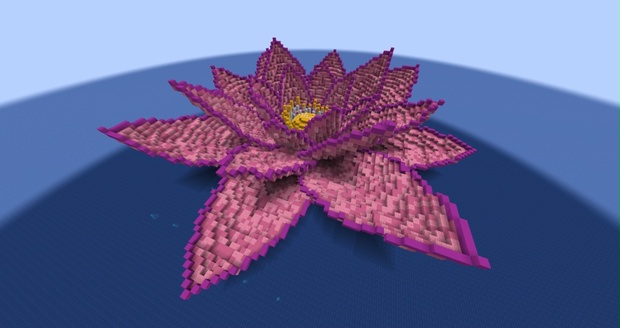 Lotus Flower in Minecraft🌸 - craftingcraze - BOOTH