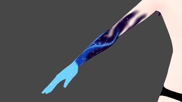 Vroid Skin Overlay - Galaxy Limbs - Kiza's collection of assets - BOOTH