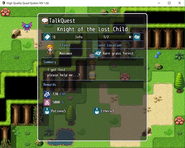 [Donate][MV/MZ] High Quality Quest System (English Version) - ayatam ...