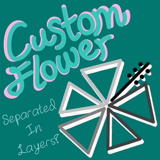 Customizable Triangle Flowers - Axo's Xtras! - BOOTH