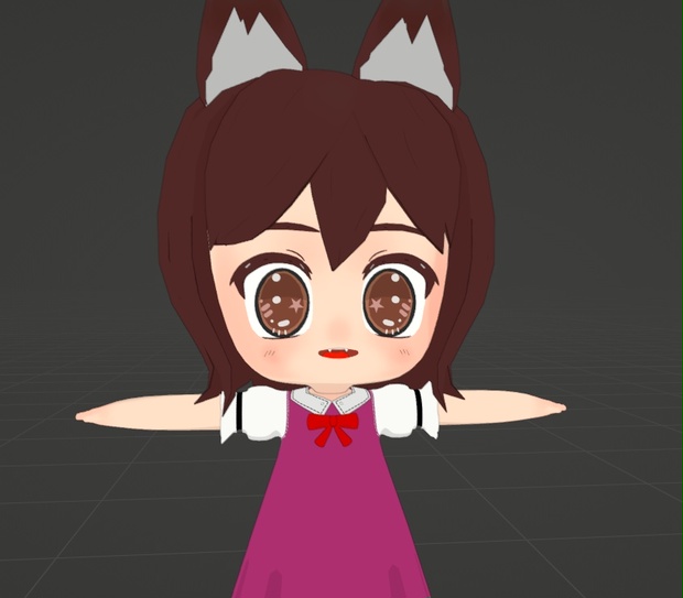 Free Chibi (VRC) - nakedcobra3dshop - BOOTH