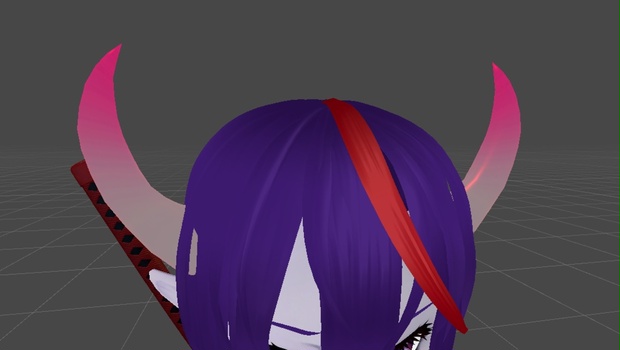 Demonic Bull Horns for VRChat / Blender - V's cyber kyosk - BOOTH