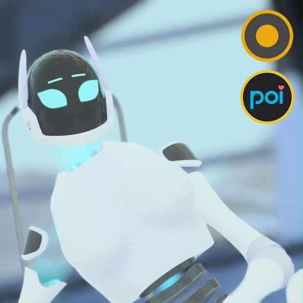 Hardlight Companion / ハードライトコンパニオン (VRChat Avatar With Physbones ...