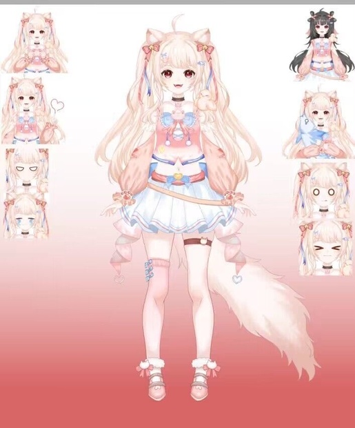 【Live2Dモデル】Vtuber汎用モデル 金发猫娘【VTS】 - youbei - BOOTH