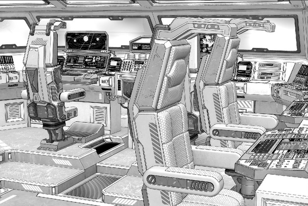 漫画背景 コクピット04 - alumin2 - BOOTH