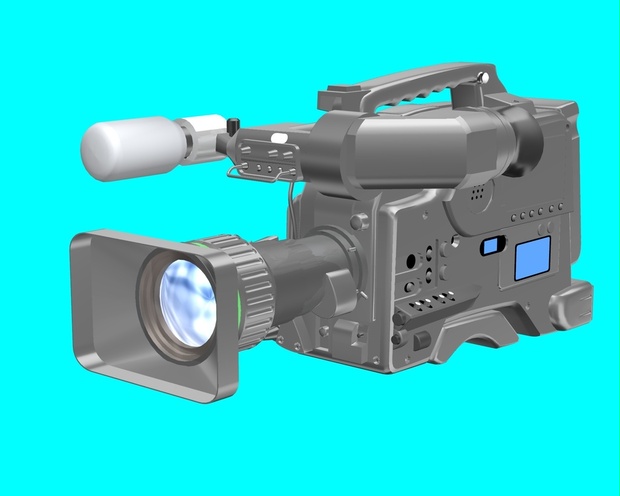 3Dモデル ビデオカメラ - alumin2 - BOOTH