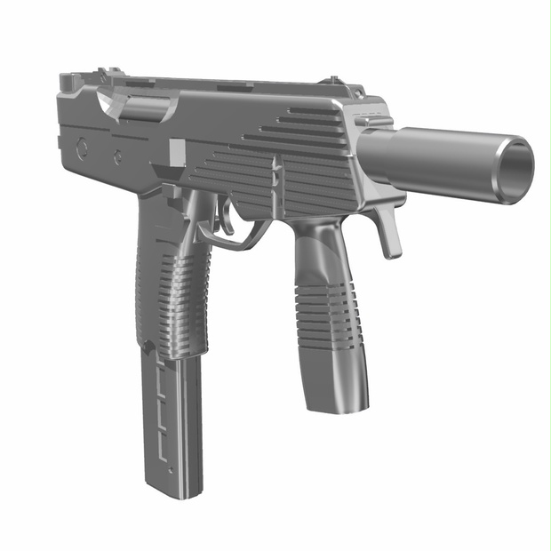 3Dモデル 短機関銃 ステアーTMP - alumin2 - BOOTH