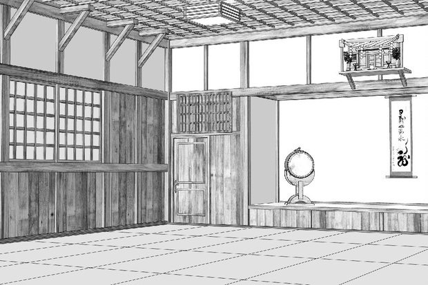 漫画背景 道場02 - alumin2 - BOOTH