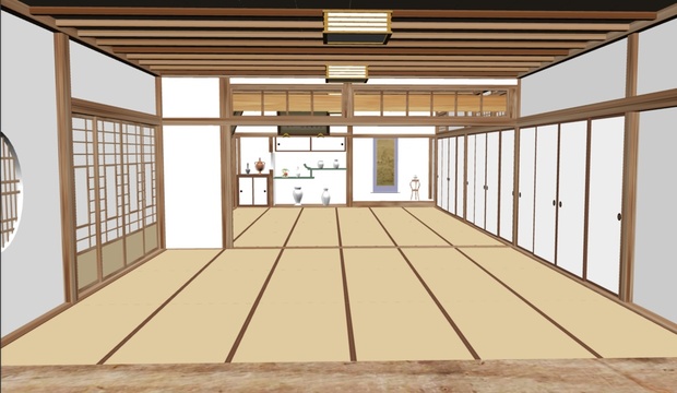 3Dモデル 和室02 - alumin2 - BOOTH