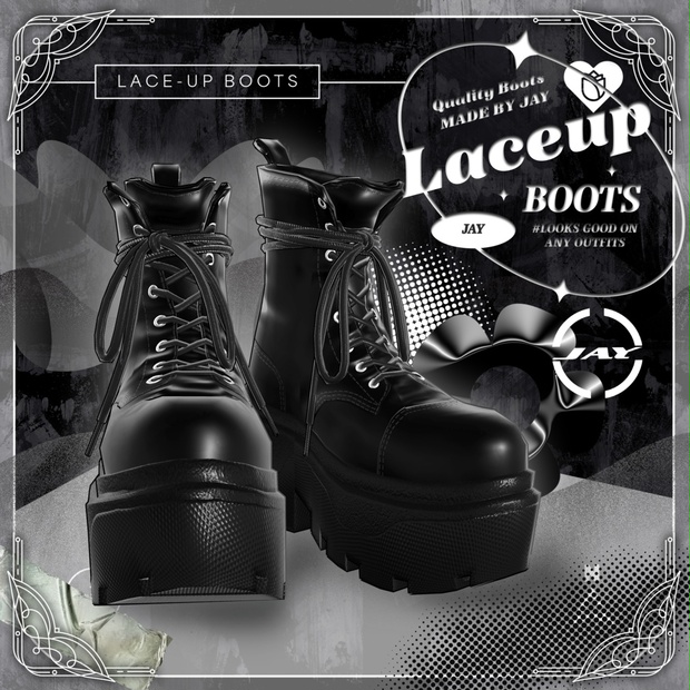 Lace-up Boots 「MANUKA」「KARIN」「LiME」「MOE」「KIKYO」「MAYA」「SELESTIA」 - JAY ...