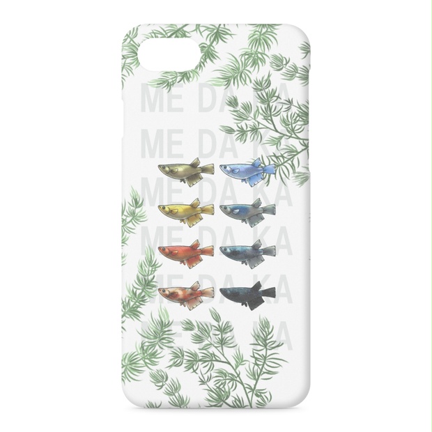 【iPhoneケース白】ME DA KA - とりちゃん。の物置 - BOOTH