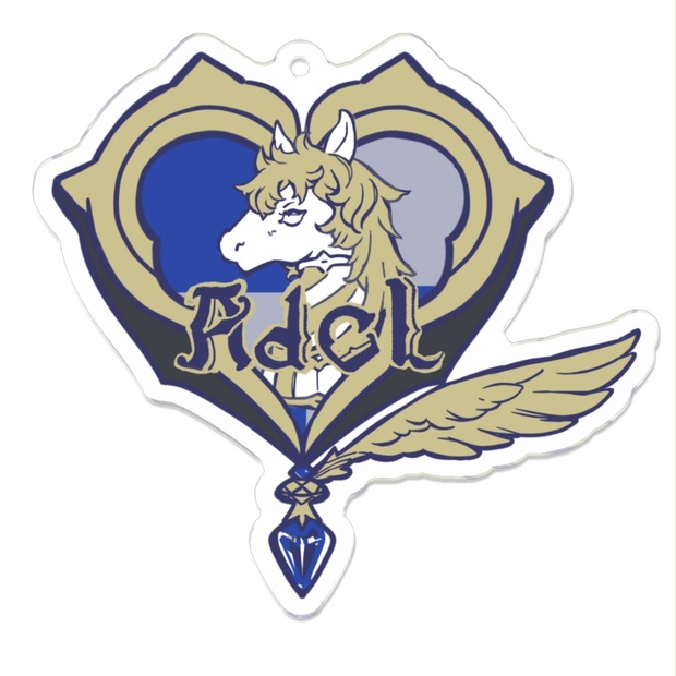 【FCメンバー限定】AdCL-knight LOGO アクキー - yellow-cloud - BOOTH