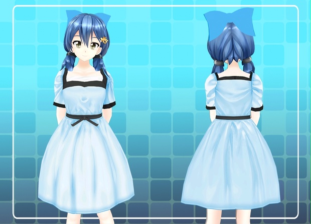 【VRoid】Mayuri Dress - The Moe Train - BOOTH