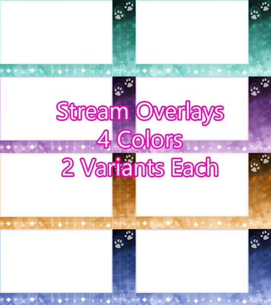 Stream Overlays【720p and 1080p】 - The Moe Train - BOOTH