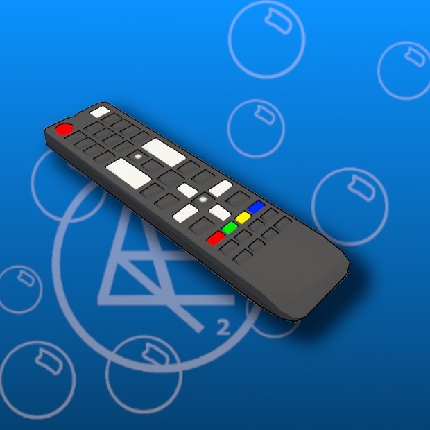 Free Stylized TV Remote Prefab - mobubbler - BOOTH