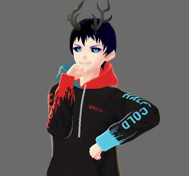 vroid shoto hoodie custom - Tienda dragonica - BOOTH