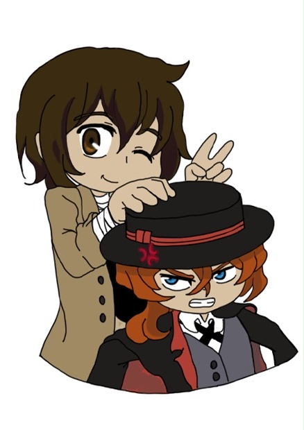 Chuuya-Dazai Sticker - lillyartwork - BOOTH