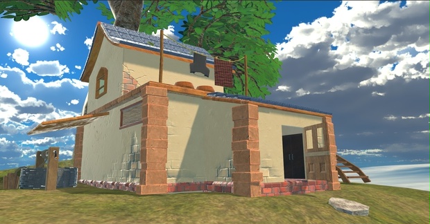 [VRchat向けワールド] Hill House [2019,SDK3対応] - Nick_3D - BOOTH