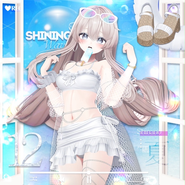 🌊 【12アバター対応】 Shining Wave 👙 - Hamppo-factory - BOOTH