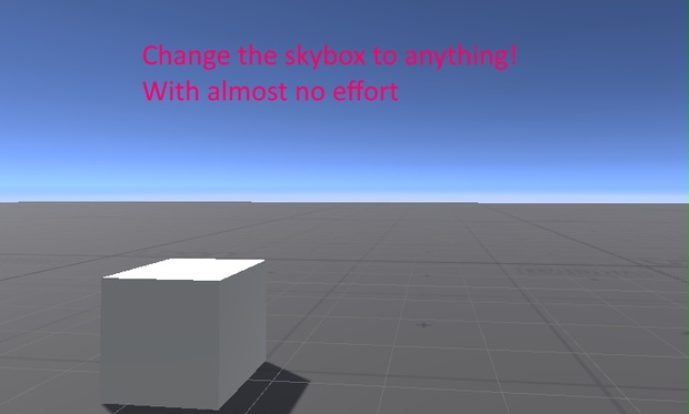 [VRChat] Udon# Change skybox (Local) - KxS - BOOTH
