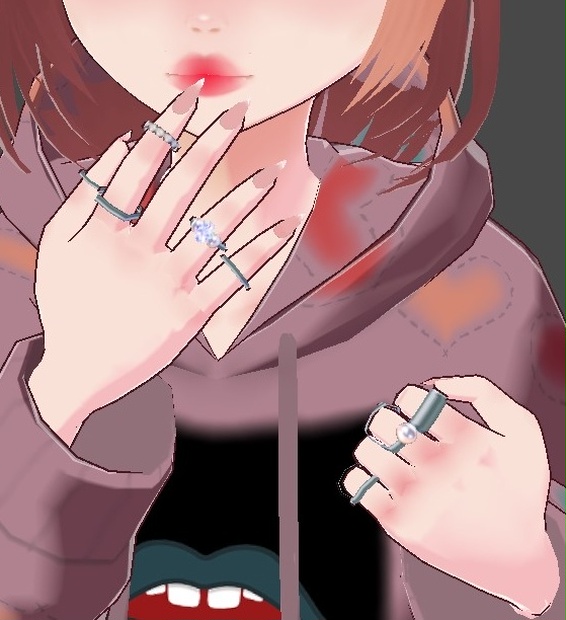 Simple Silver Ring Set - ninakitty25 - BOOTH