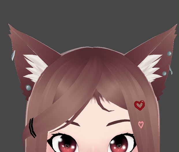Cat Earrings [Vroid Free] - ninakitty25 - BOOTH