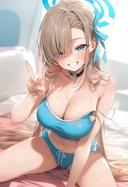 ブルア 一之瀬アスナキャミホットパンツHイラスト集 - ぱーぷるびーとすたじお - BOOTH