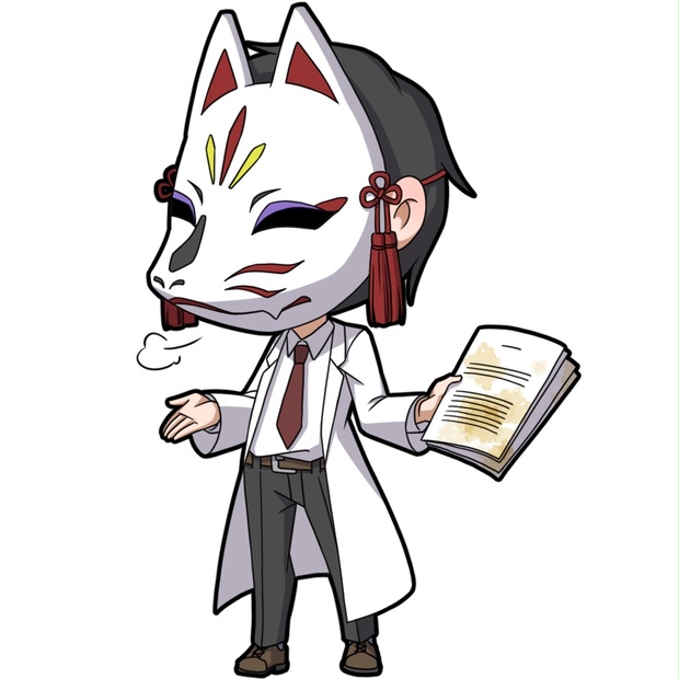 【SCP財団】虎屋博士アクリルキーホルダー - ゆっくりまほろ - BOOTH