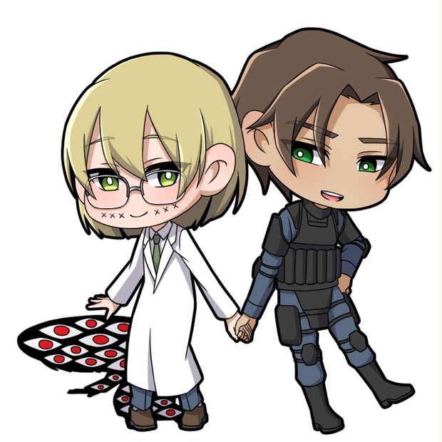 【SCP財団】タローラン＆ドレイヴンアクリルキーホルダー - ゆっくりまほろ - BOOTH