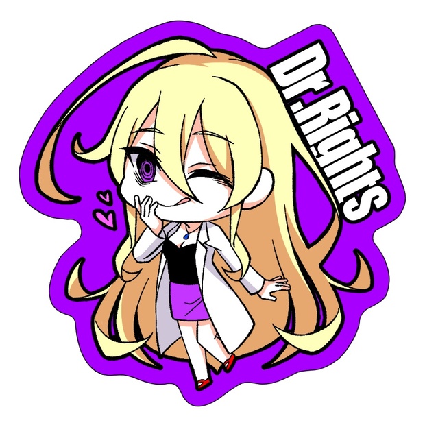 【SCP財団】ライツ博士ステッカー - ゆっくりまほろ - BOOTH