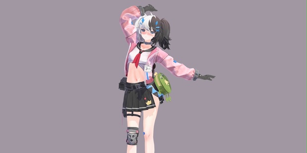 Snowbreak Eatchel【3Dモデル】 - yuyu - BOOTH
