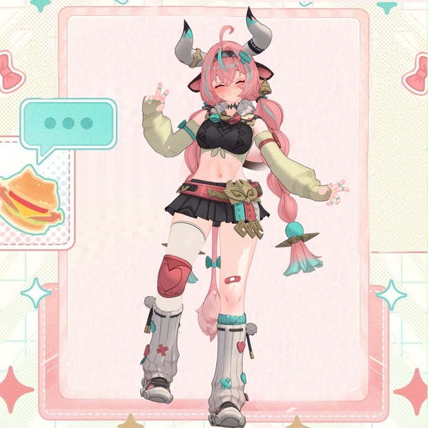 【3Dモデル】Varesa——PMX - yuyu - BOOTH