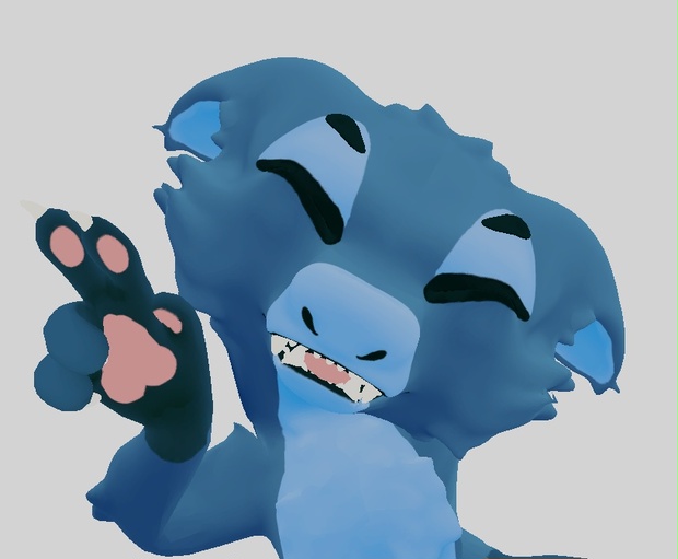 VRChat Manokit (Fox/Shark) Furry Avatar, VRM and LIV - chailattevrc - BOOTH