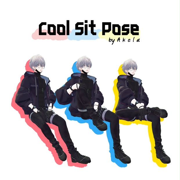 Cool sit pose - A k e l a - BOOTH