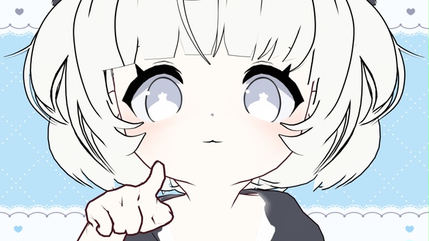 VTuber Adoptable "Sand dollar" 3D Model - VTuber Models - BOOTH