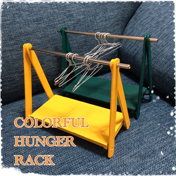 COLORFUL HUNGER RACK - M's collection - BOOTH