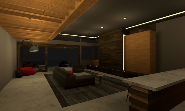 Modern Single Room VRChat Avatar World Quest Ready - spookyghostboo - BOOTH