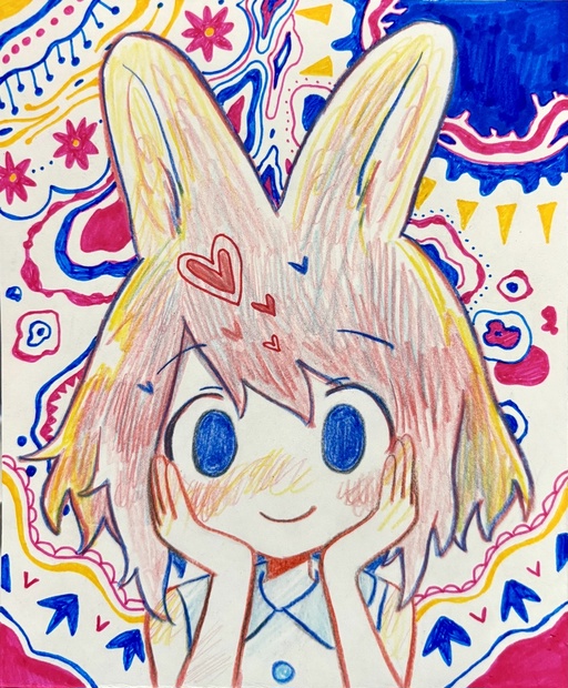 原画「満ち溢れる」 - ありぷらねっと - BOOTH